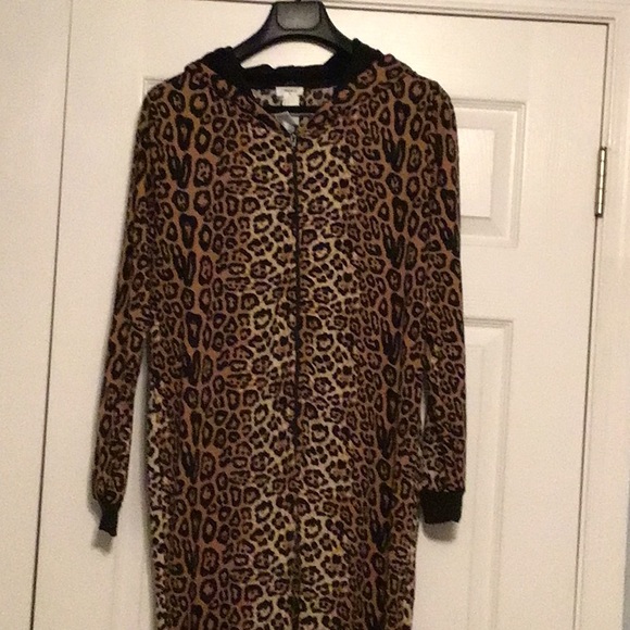 Forever 21 | Pants & Jumpsuits | Cheetah Print Onesie Outfitcostume ...